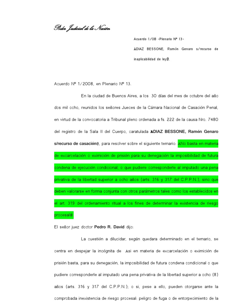 Diaz Bessone | PDF | Derecho penal | Ley procesal