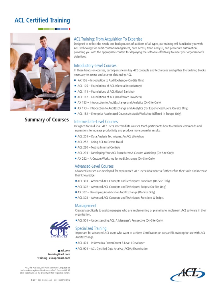 ACL Training Courses | Analytics | Audit