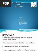 Pet Bottle Recycling Project Report | PDF | Recycling | Plastic