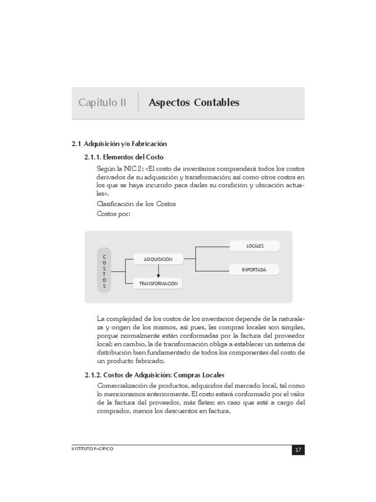 Aspectos Contables | PDF | Costo | El comercio internacional