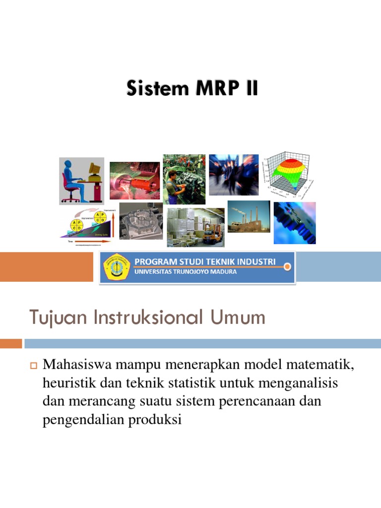 Sistem MRP II dalam Perencanaan Produksi | PDF