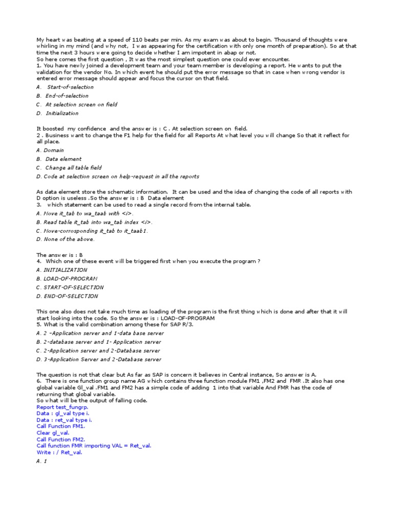 Abap 1 Pdf Inheritance Object Oriented Programming Class Computer Programming
