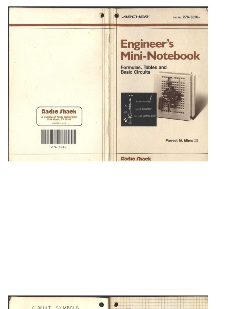 Engineers Mini-Notebook - Formulas Tables and Basic Circuits | PDF
