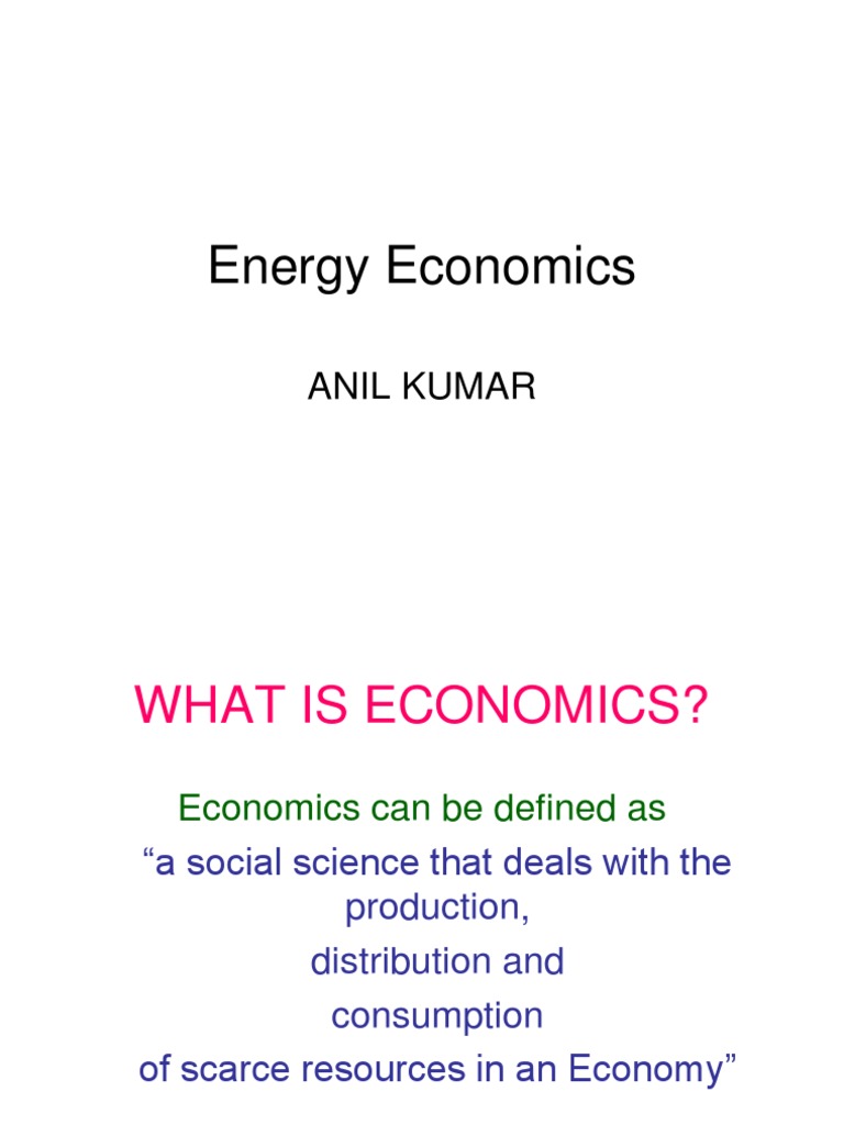 An Analysis of the Key Economic Concepts and Steps Involved in ...