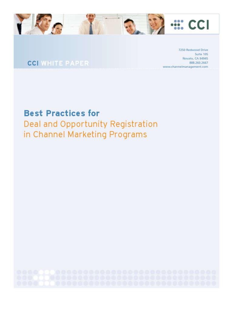 Deal Registration Best Practices | Internal Control | Sales Deal Registration Best Practices | Internal Control | Sales