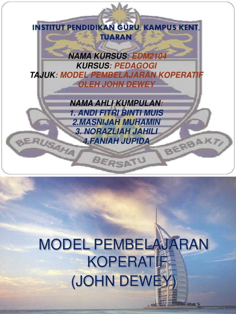 Pembelajaran Koperatif Dewey | PDF