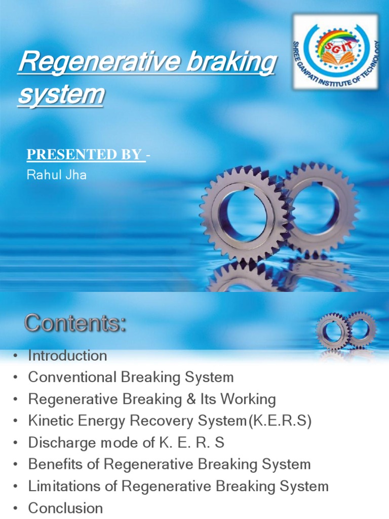 Regenerative Braking System | PDF | Brake | Vehicles