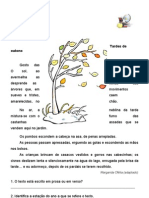 Atividades de Português: Outono 2º Ano | PDF