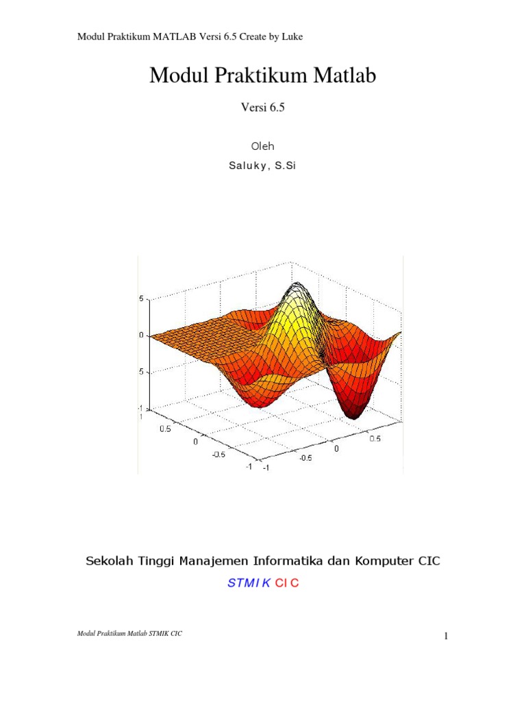 Tutorial Matlab | PDF