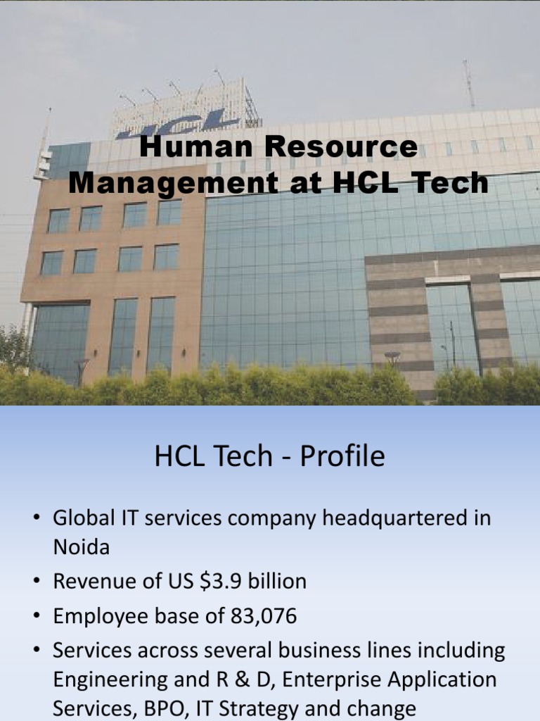 HRM at HCL | PDF | Employment | Human Resource Management