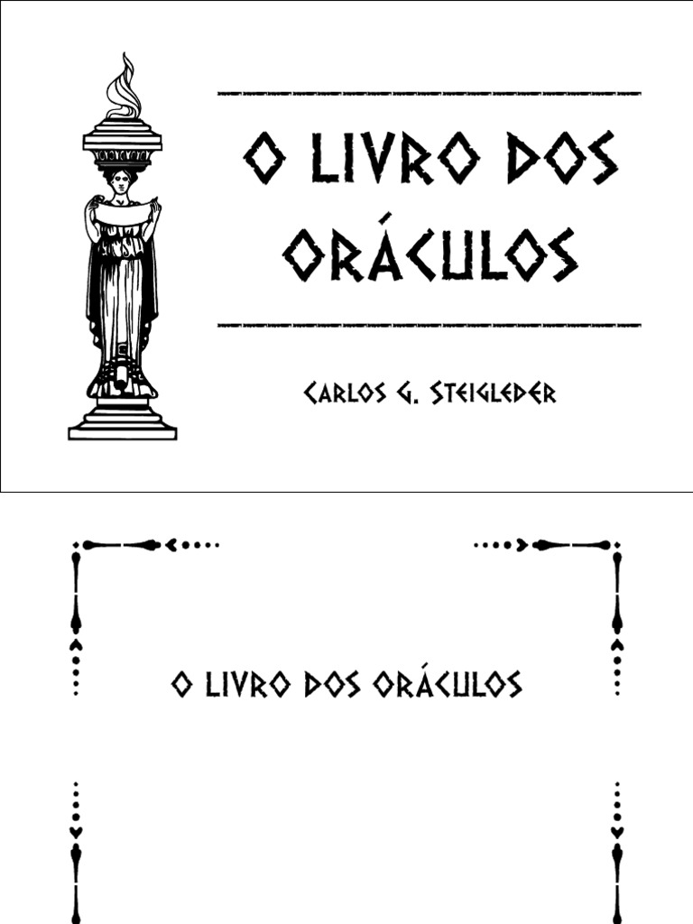 O Livro Dos Oráculos | PDF