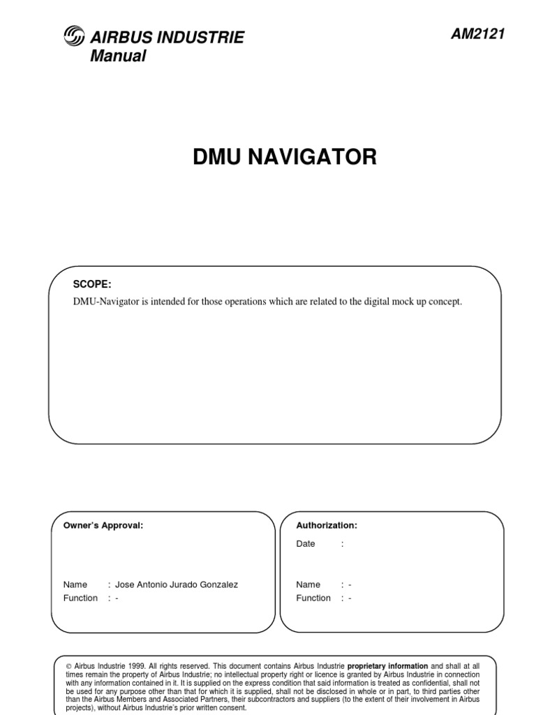 DMU Navigator User Manual for Airbus | PDF | Icon (Computing) | Hyperlink