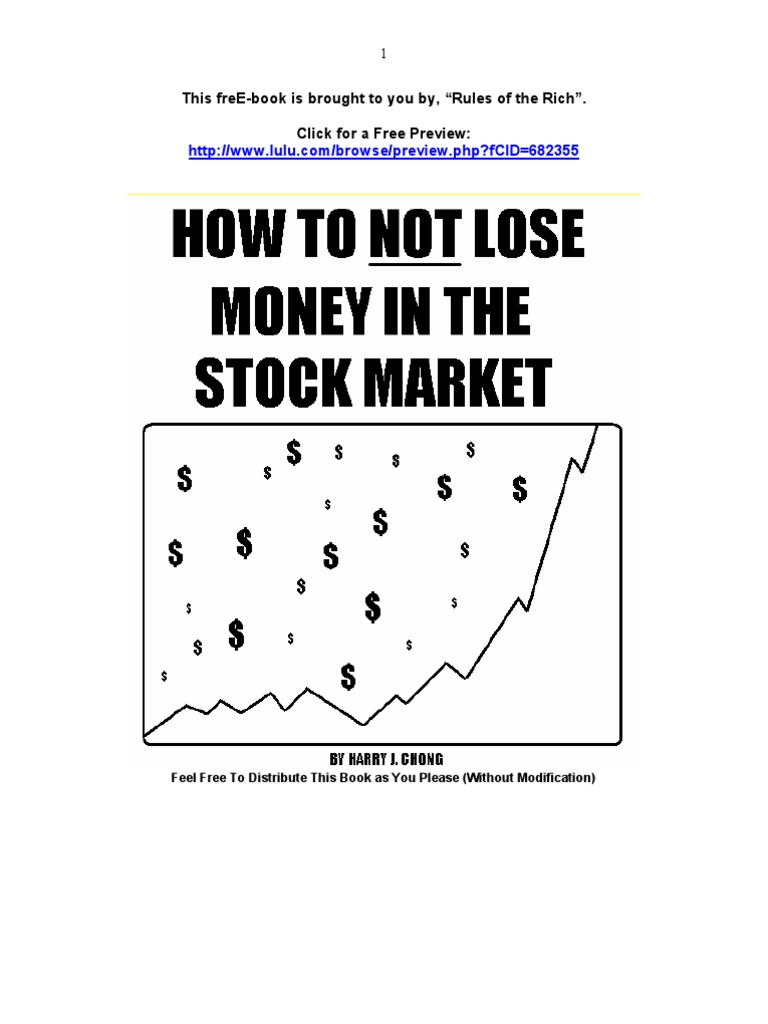 How To Not-To Lose Money in Stock Market-V2.0 | PDF | Option (Finance ...