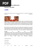 Poultry Feed Formulation Manual by Thomas Yego | PDF | Vitamin | Nutrients