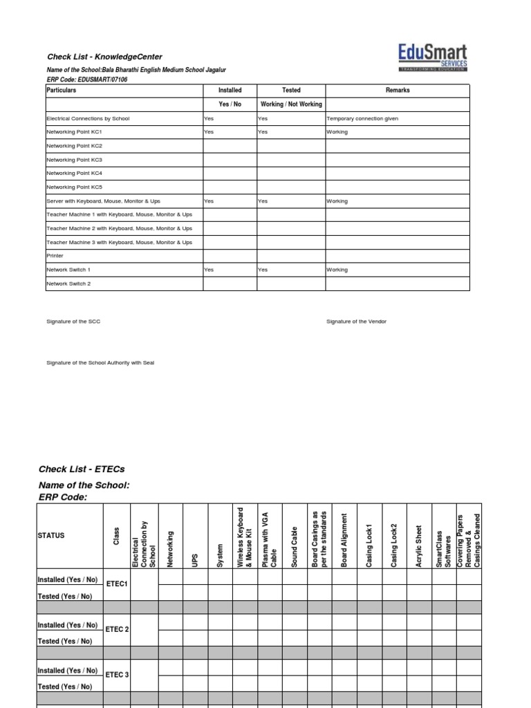 7 Handover -Checklist Format | Computer Keyboard | Computer Network