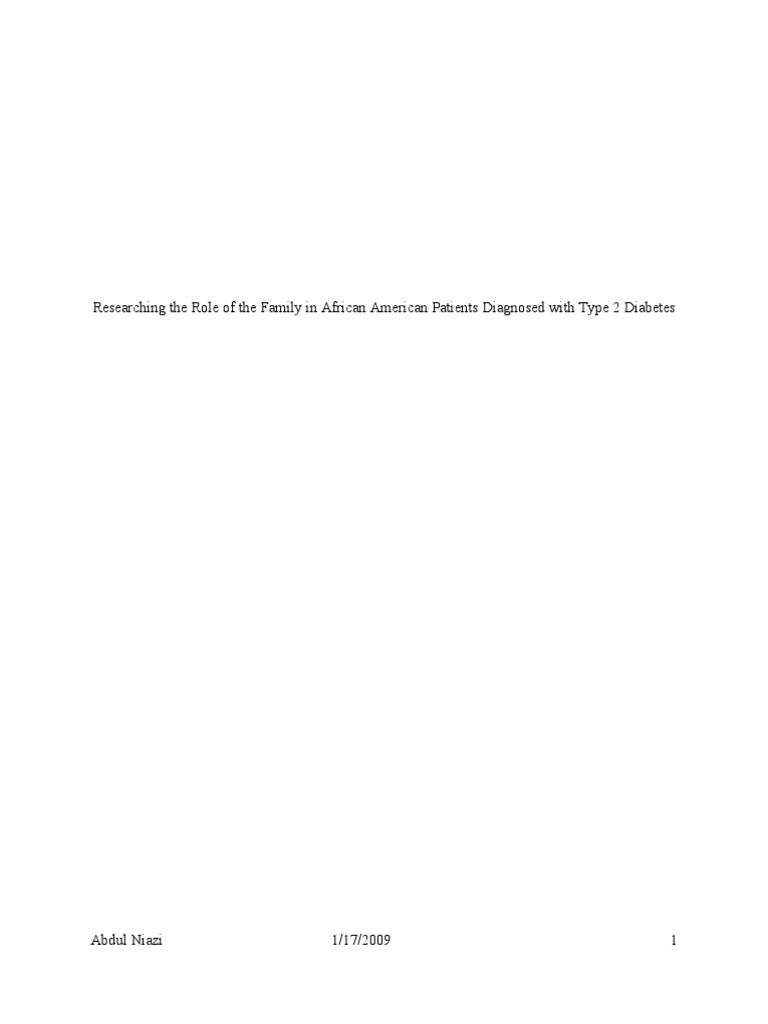 Research Paper 2 | PDF | Diabetes Mellitus Type 2 | Diabetes Mellitus