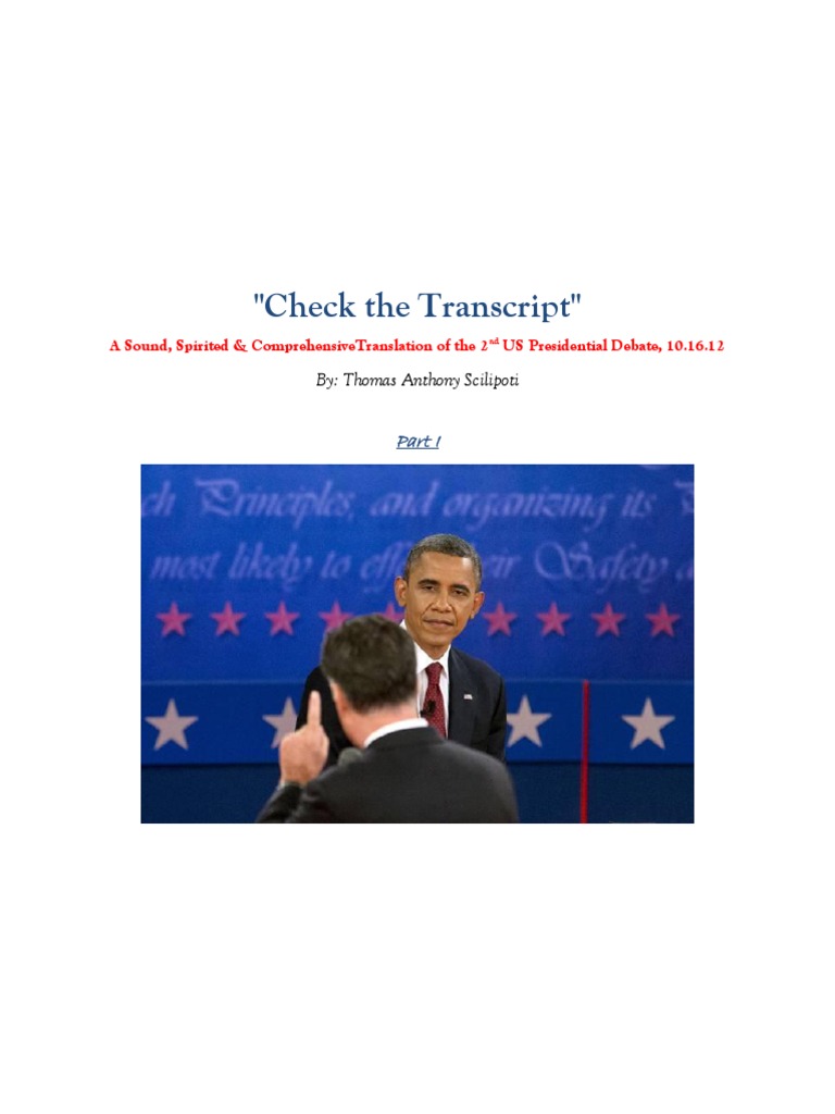 Check The Transcript: 10.16.12. Hofstra University | PDF | Energy ...