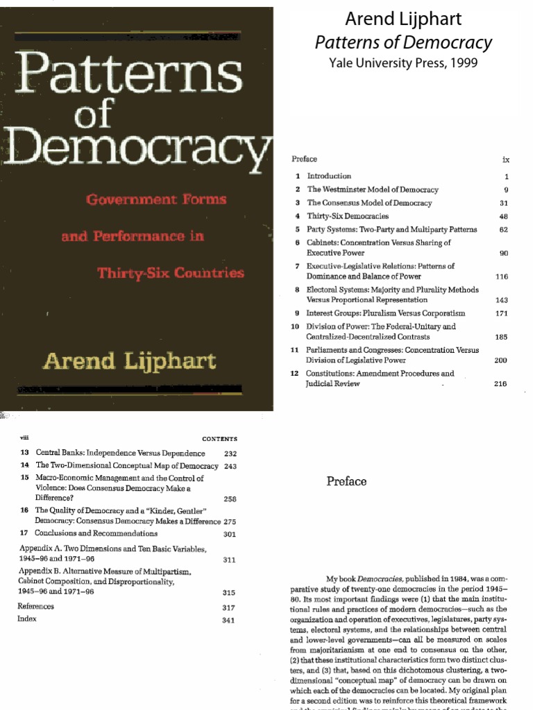 Patterns of Democracy Arend Lijphart | Labour Party (Uk) | Liberal ...