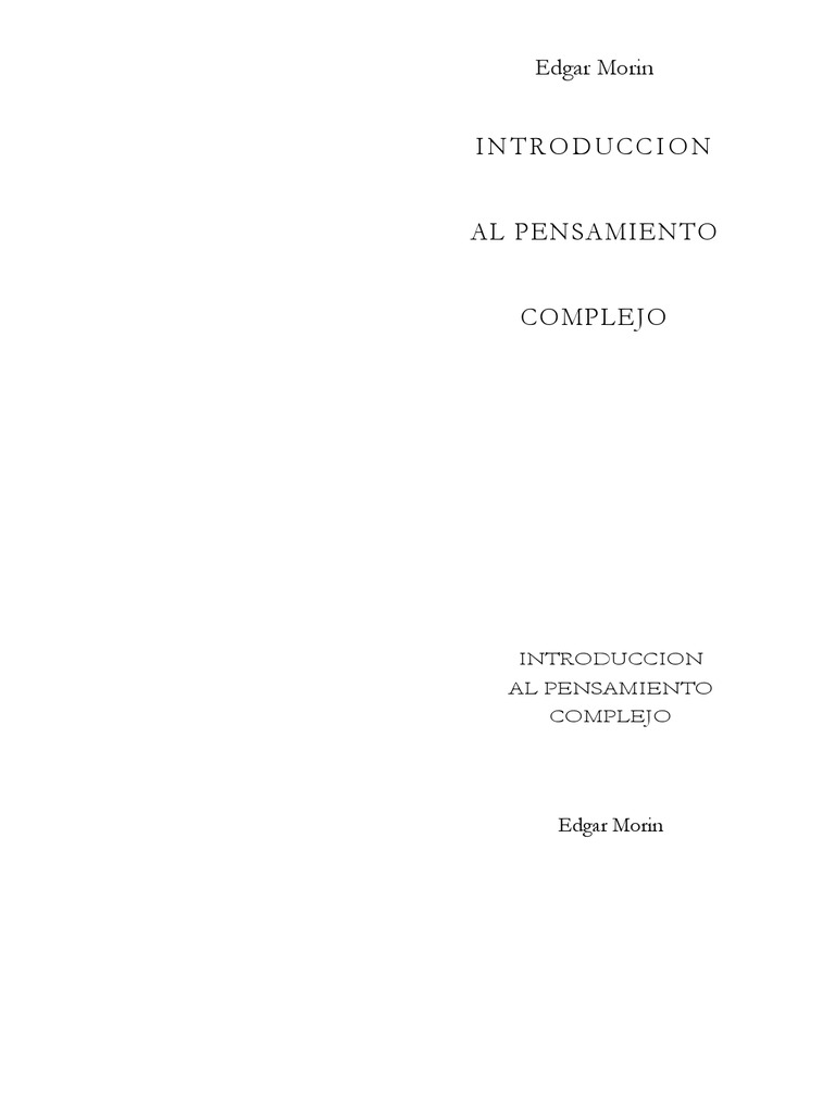 Edgar Morin | PDF | Historia