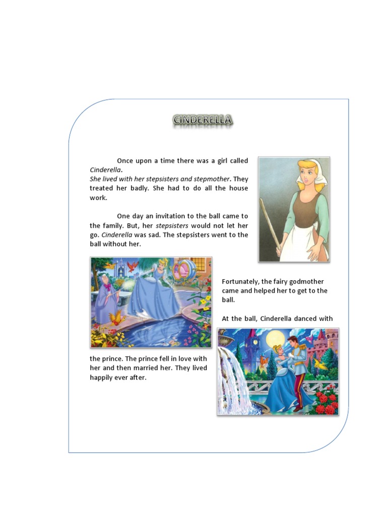 Cinderella: A Classic Fairytale Summary | PDF | Art | Poetry