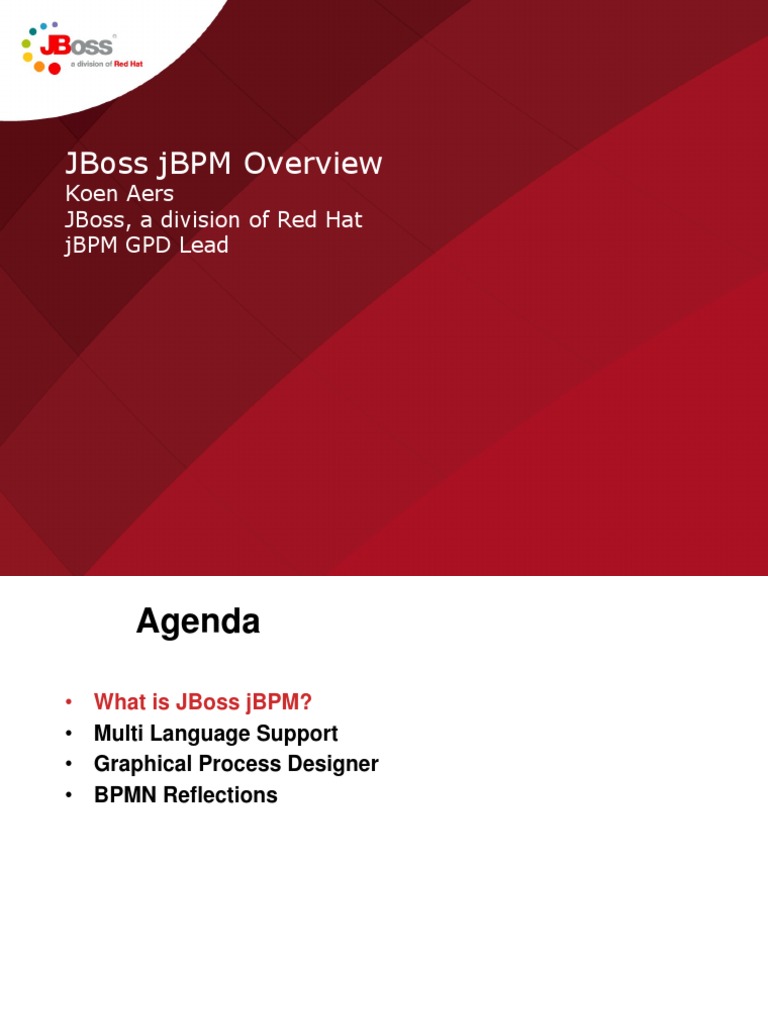 JBoss JBPM Overview | PDF | Business Process Management | Eclipse (Software)
