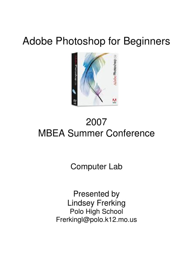 Photoshop Basics | PDF