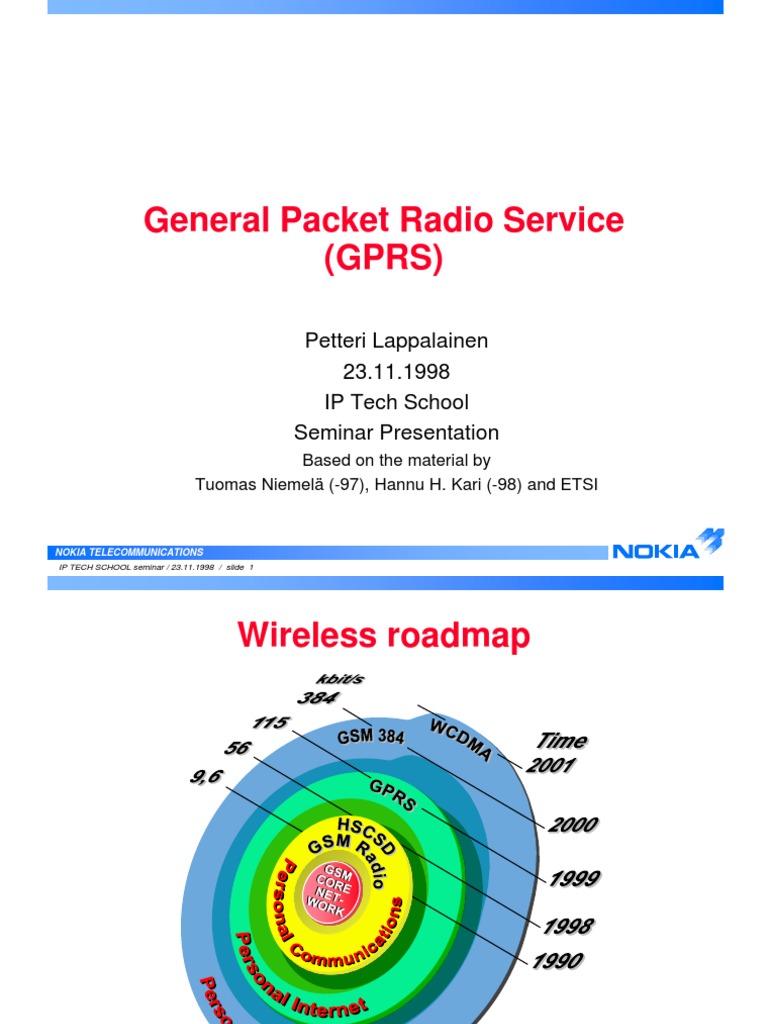 Gprs | General Packet Radio Service | Internet Protocols