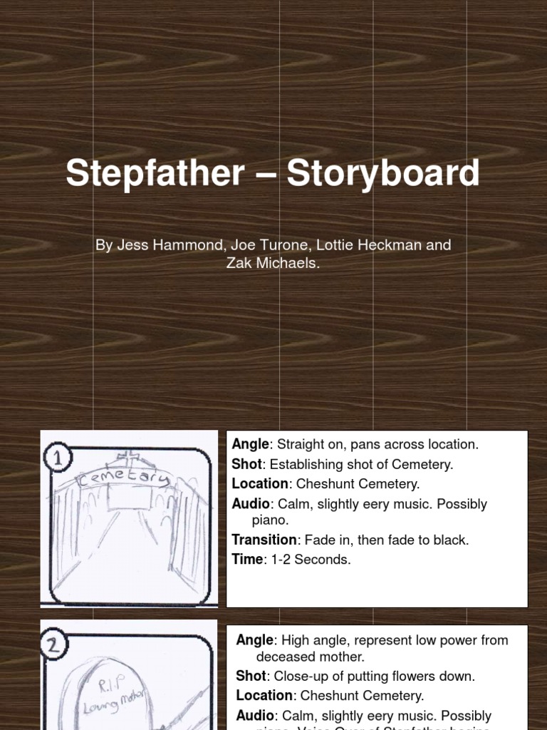 Stepfather - Storyboard: by Jess Hammond, Joe Turone, Lottie Heckman ...