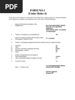 Esi Sample Filled Esic Form 10 | PDF | Employee Relations | Industrial ...