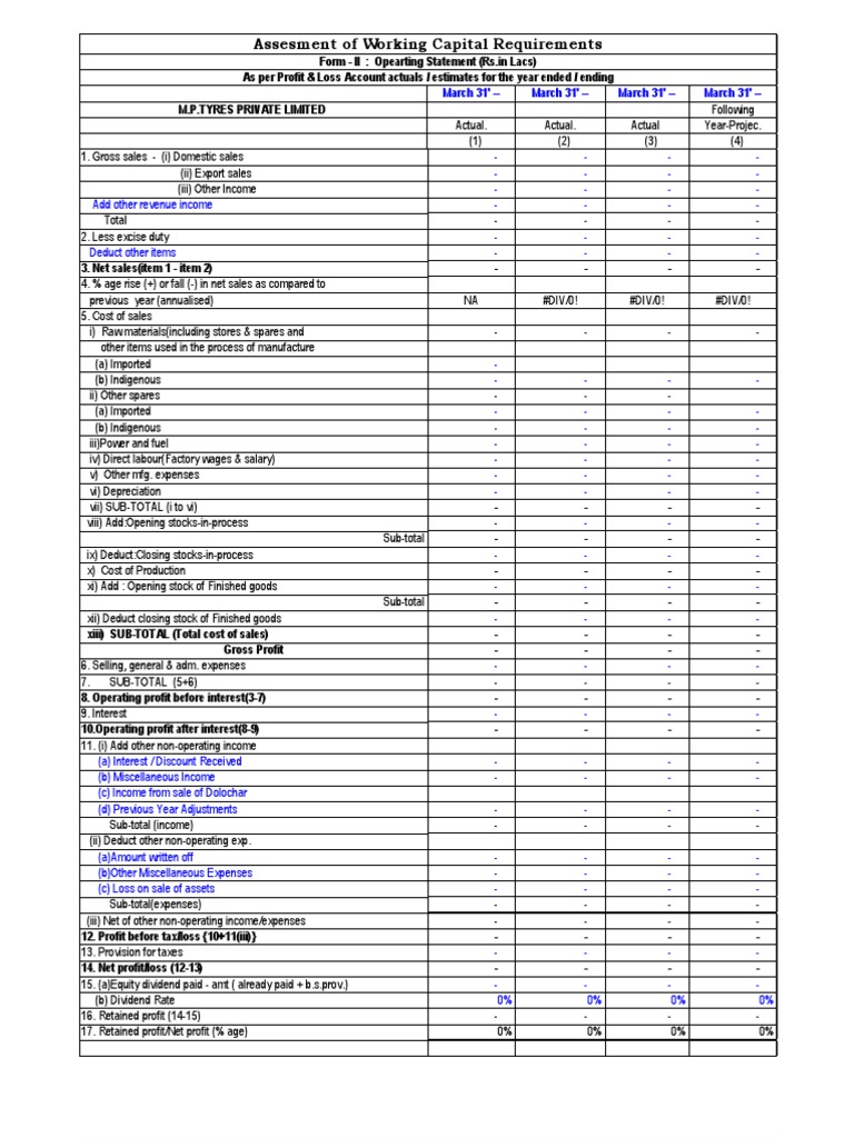 CMA Data in Excel | PDF | Working Capital | Government Budget Balance