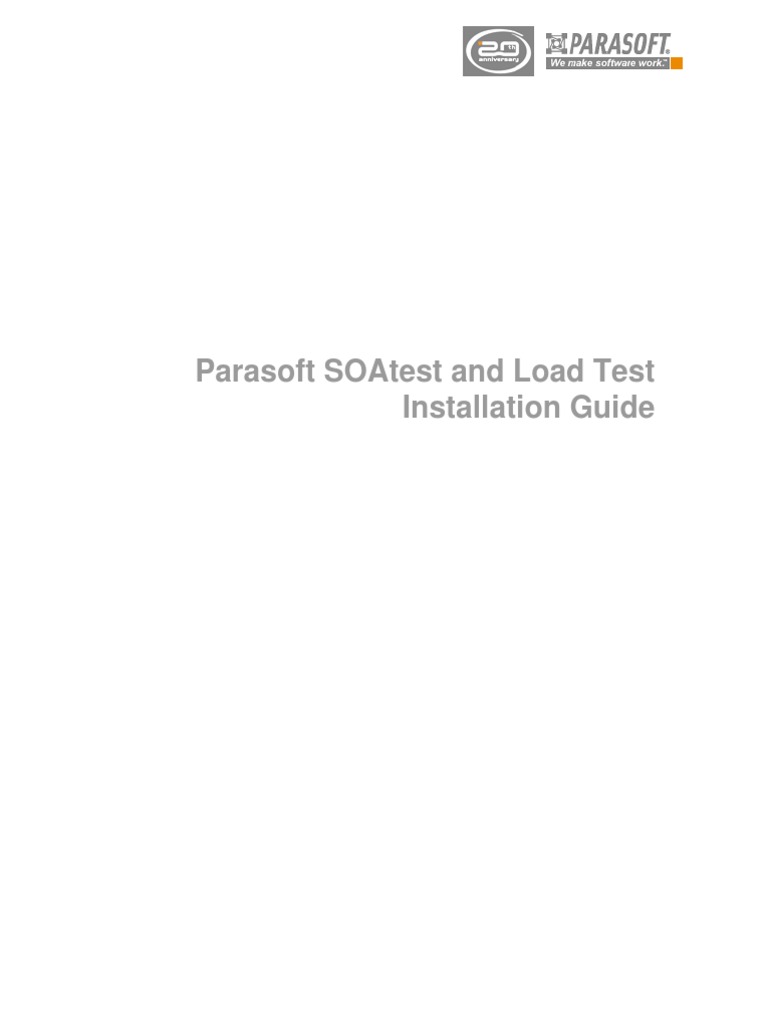 Parasoft Soatest Installation Guide Pdf Eclipse Software