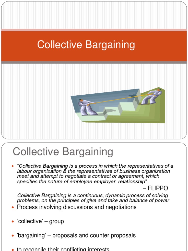 Collective Bargaining - ppt1 | PDF | Collective Bargaining | Trade Union