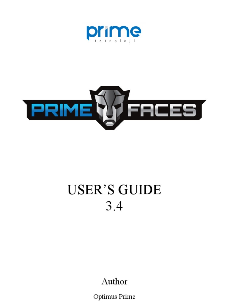 Primefaces Users Guide 3.4 | PDF | Boolean Data Type | Java Server Faces