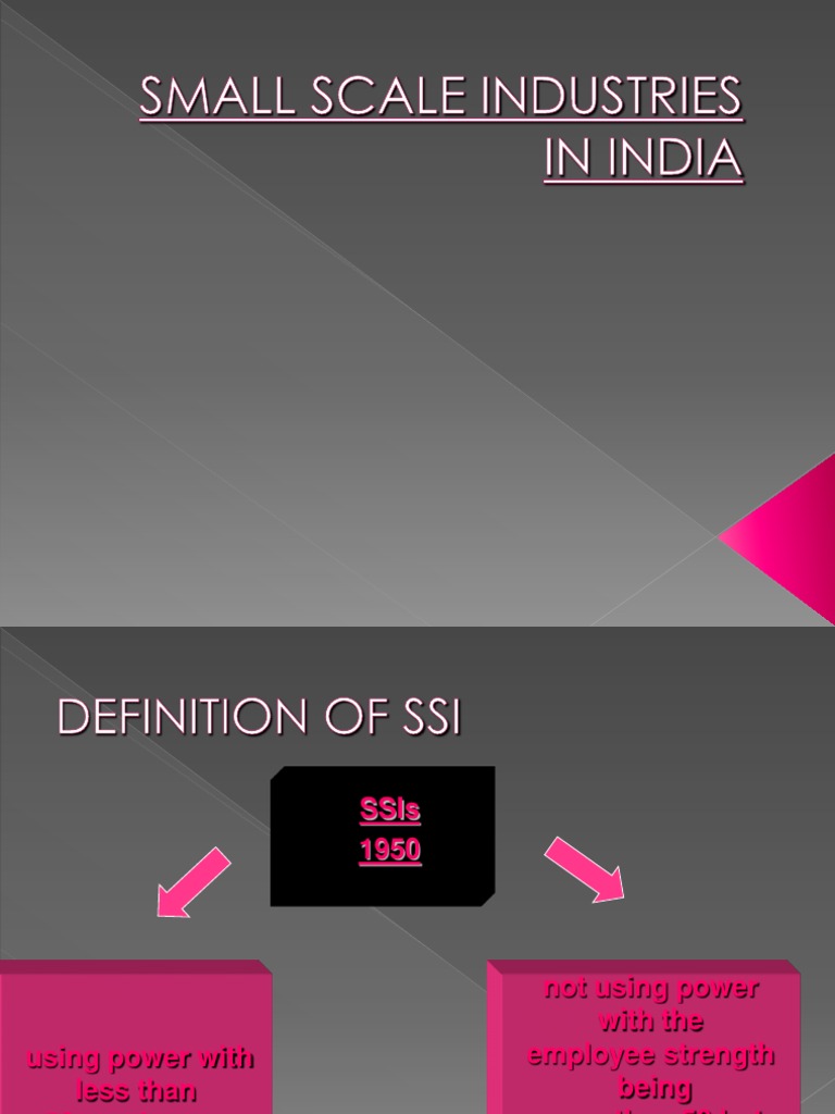 Small Scale Industries in India Itee | PDF | Economic Growth | Exports
