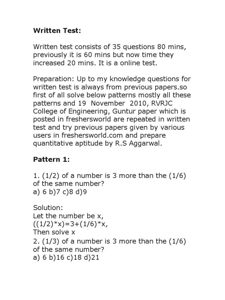 Tcs Patterns | Download Free PDF | Dice | Pound Sterling