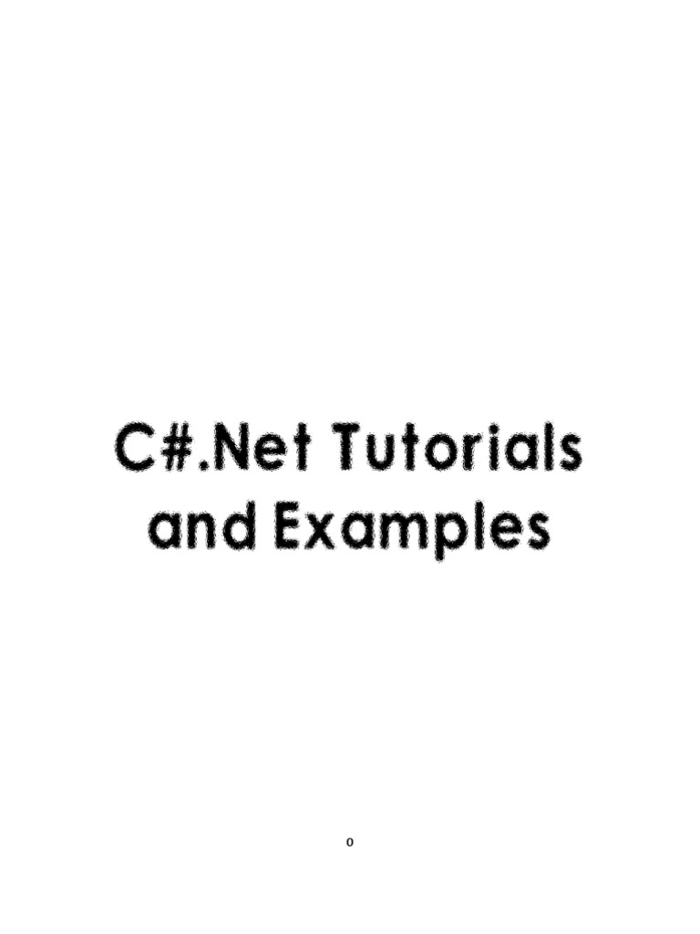 Cnet Full Notes C Sharp Programming Language Class Computer Programming