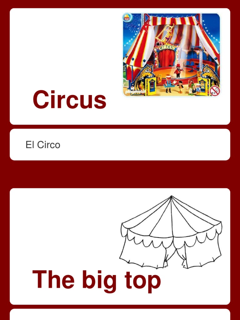Circus Vocabulary for Kids | PDF | Art