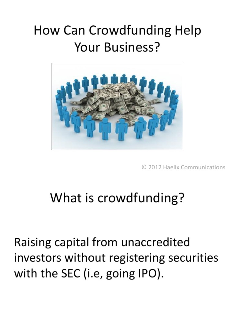 Crowdfunding: Boost Your Business Funding | PDF | Securities (Finance ...