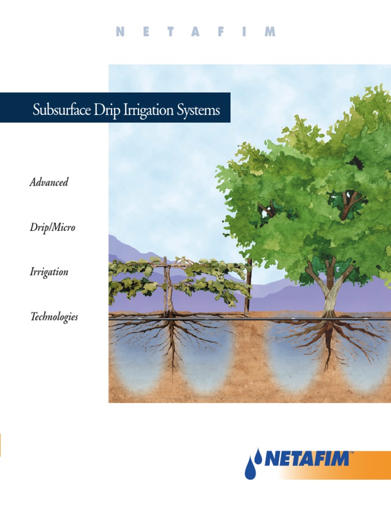 SDI Subsurface Drip Irrigation | PDF | Irrigation | Filtration