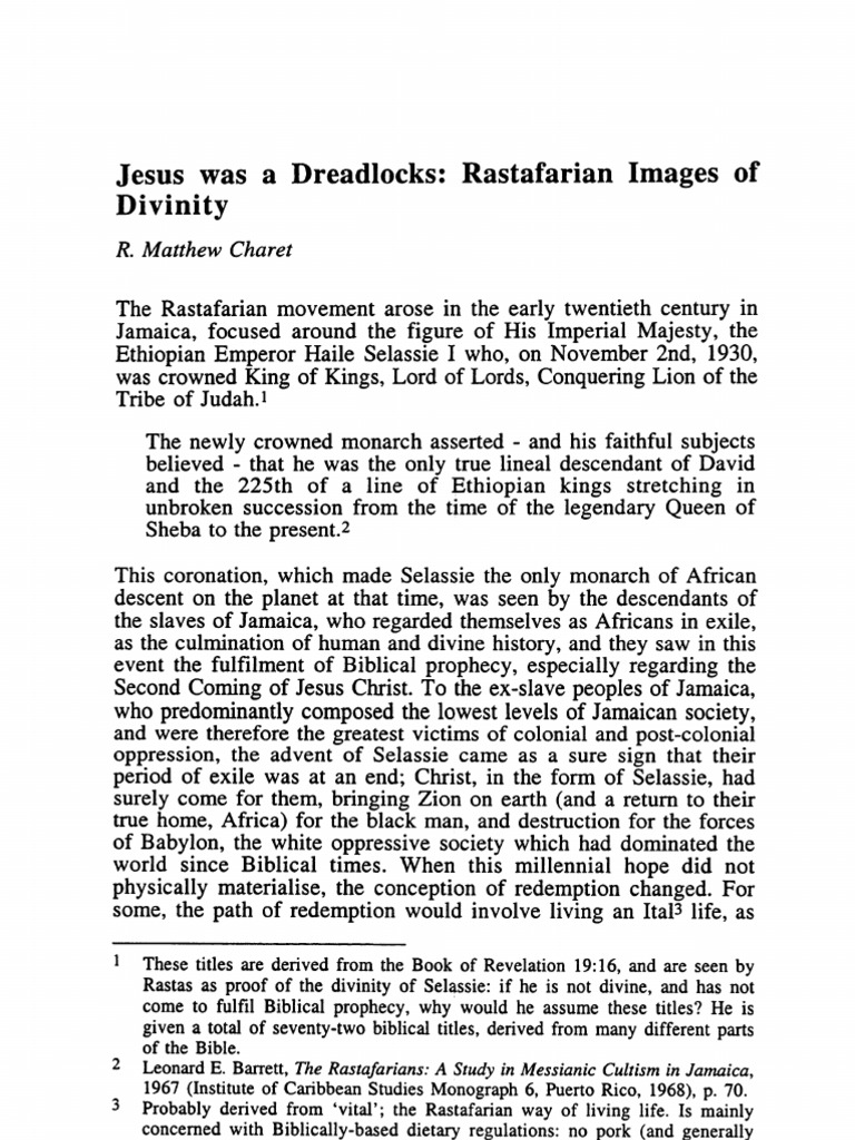 Yesus Was A Dreadlock | PDF | Reincarnation | Jesus