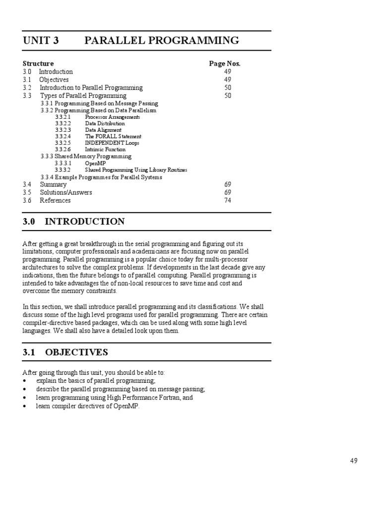 2 3 Parallel Programming Parallel Computing Computer Programming