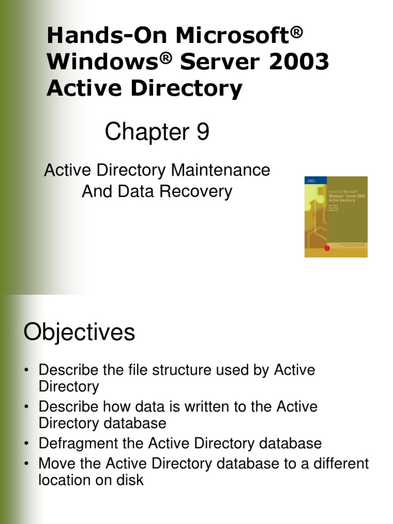 Hands-On Microsoft Windows Server 2003 Active Directory | PDF | Active ...
