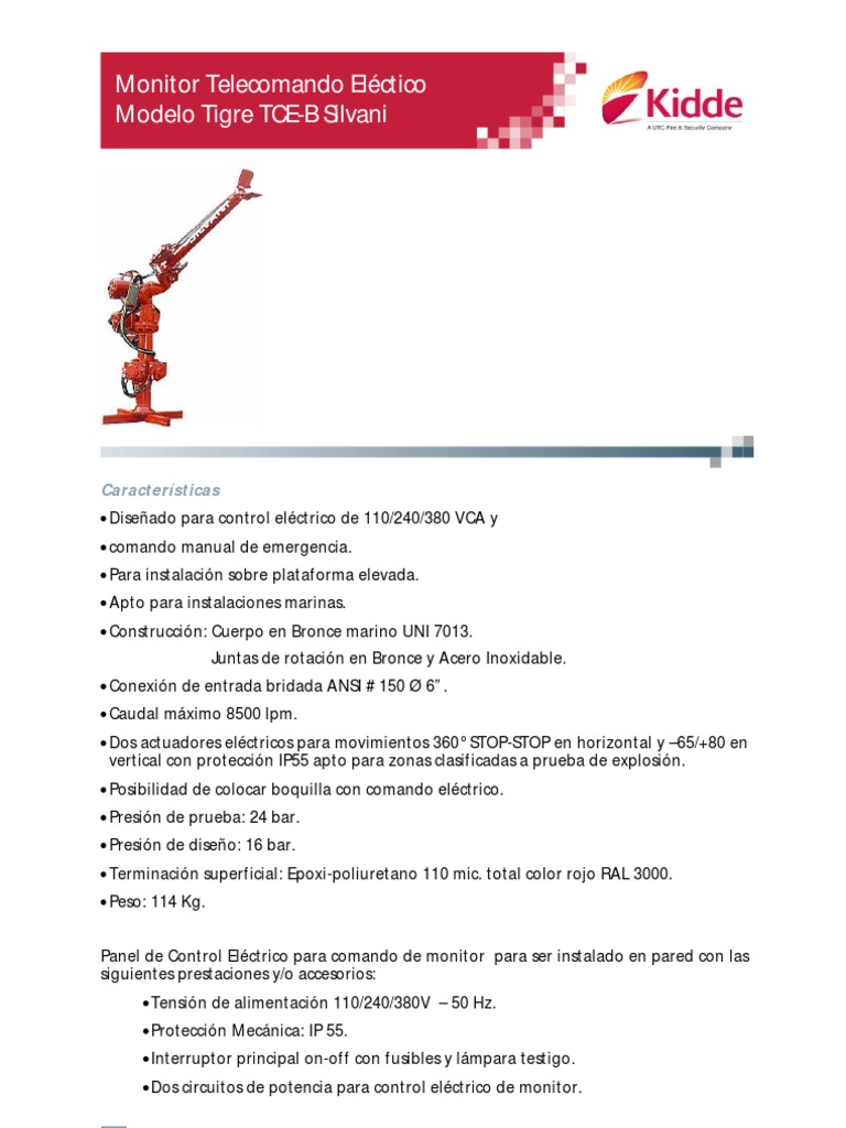 Monitor Telecomandado Electrico Silvani | PDF | Bienes manufacturados ...