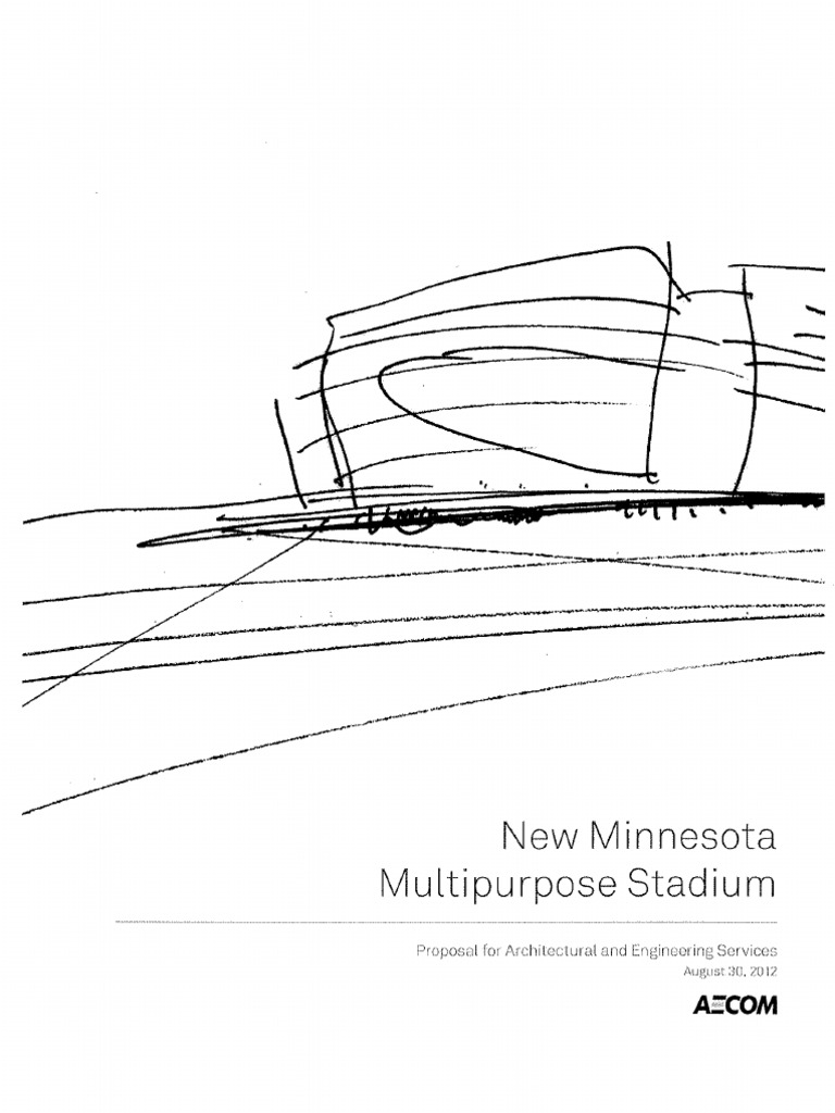 AECOM Vikings Stadium Proposal | PDF