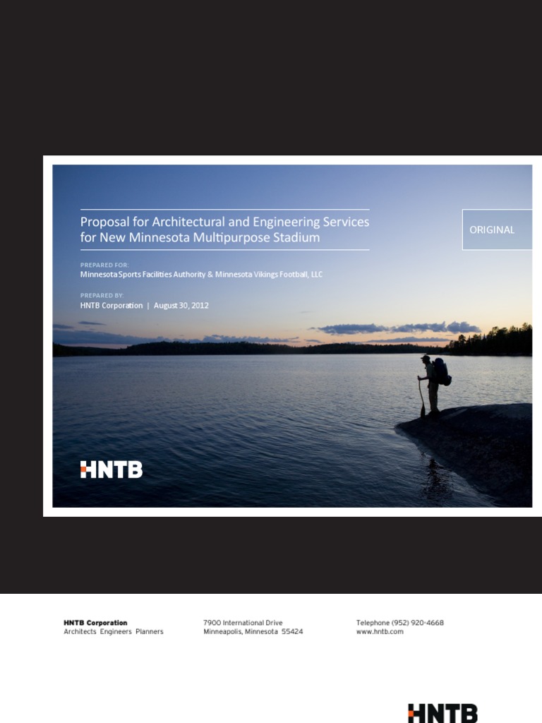 HNTB Vikings Stadium Proposal | PDF | Stadium | Architect