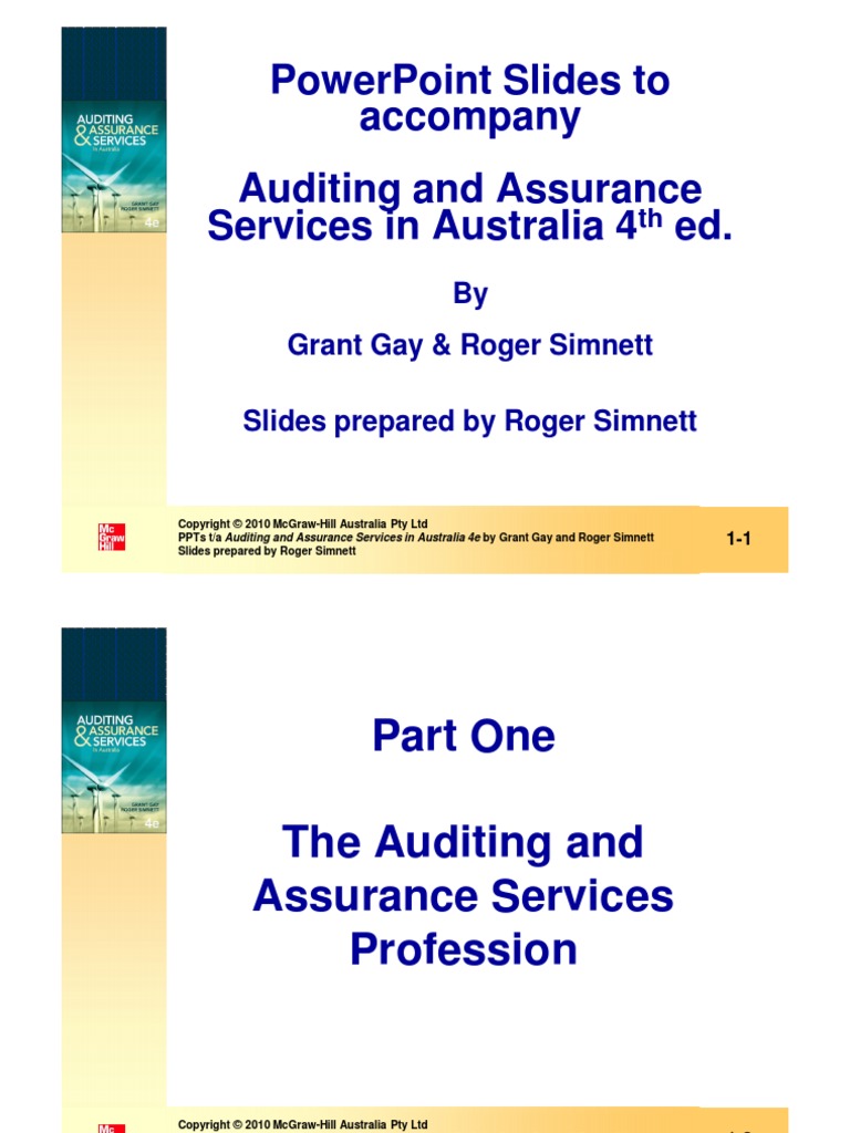 ch01 (Compatibility Mode) | PDF | Financial Audit | Audit