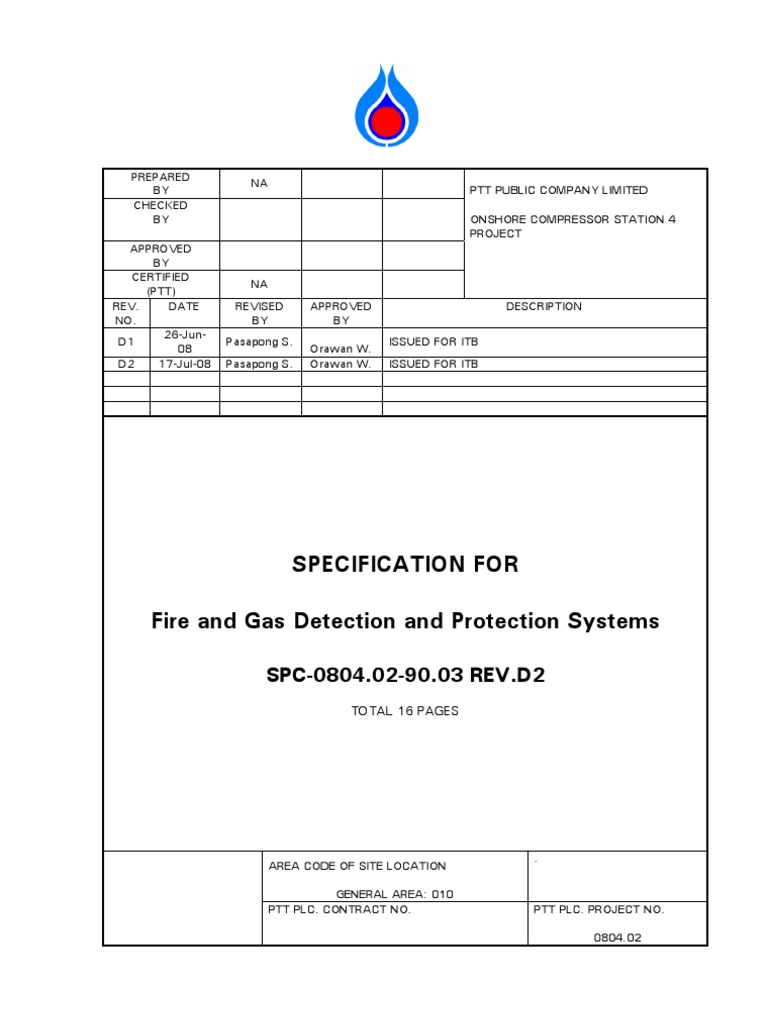 SPC-0804.02-90.03 Rev D2 FG Detection and Protection | PDF | Valve ...
