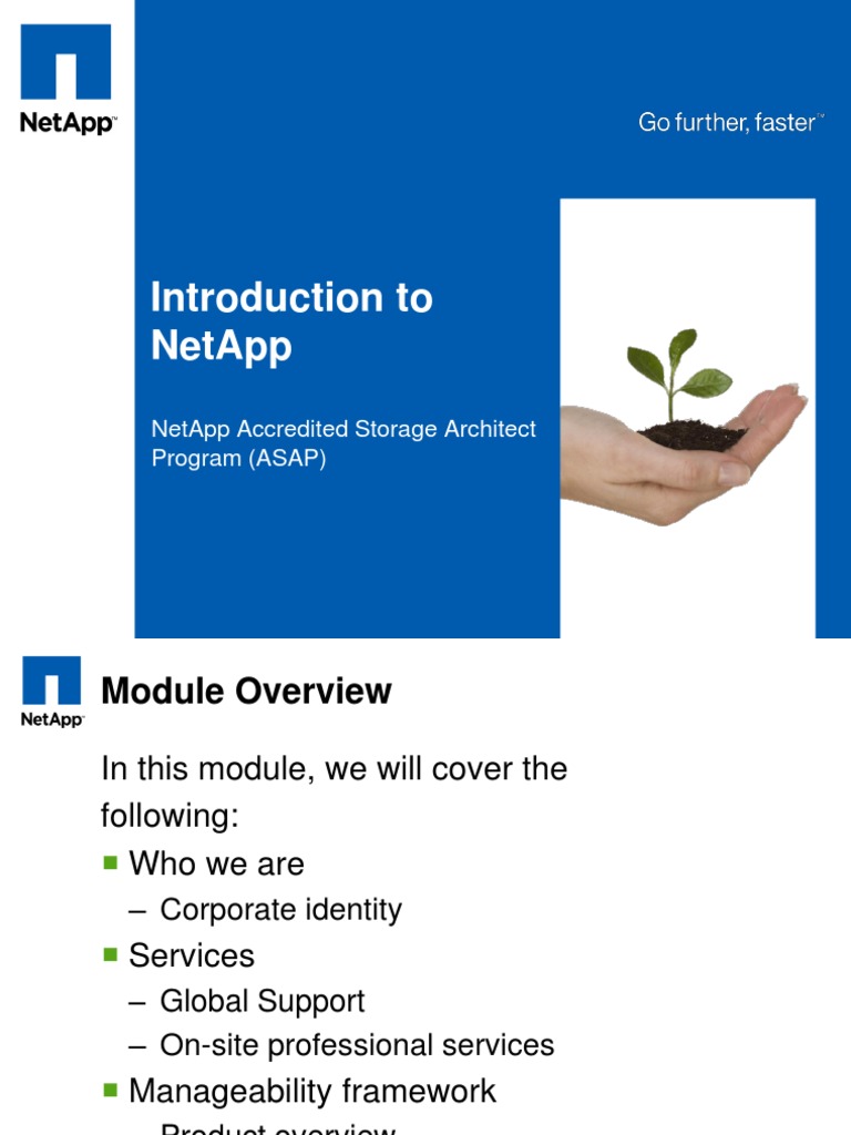 Introduction To Netapp: Netapp Accredited Storage Architect Program (Asap) | Download Free PDF ...