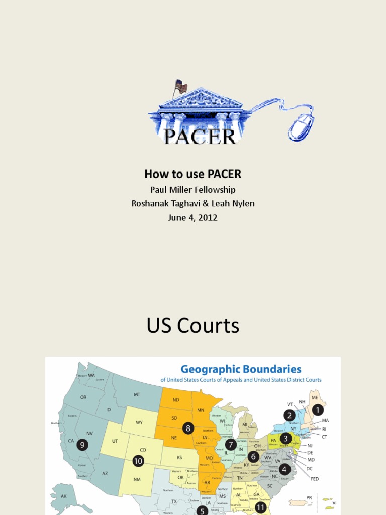How To Use PACER | PDF