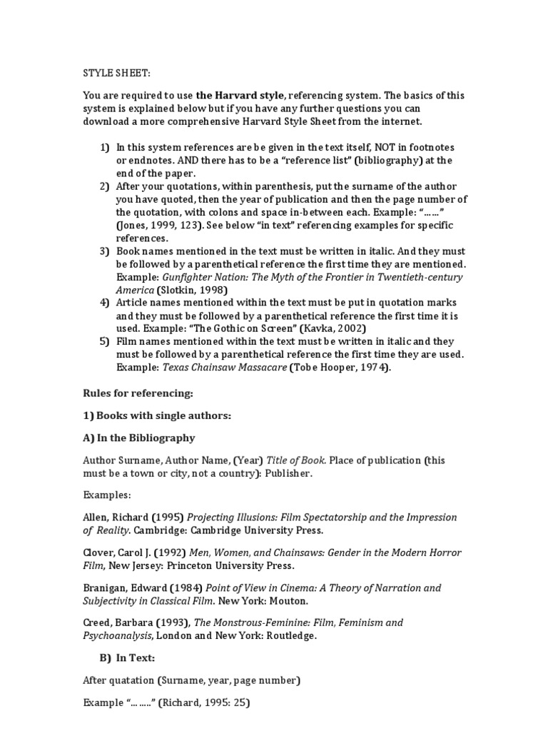 Harvard Referencing Guide | PDF | Plagiarism
